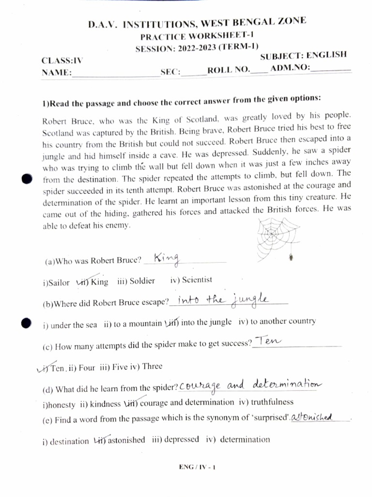 Practice Worksheet - IV | PDF