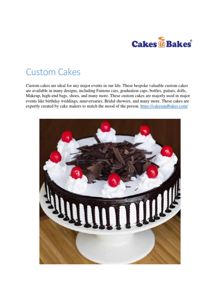 Custom Cakes for Every Occasion | PDF