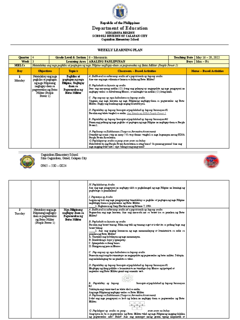 WLP Quarter 4 Week 3 | PDF