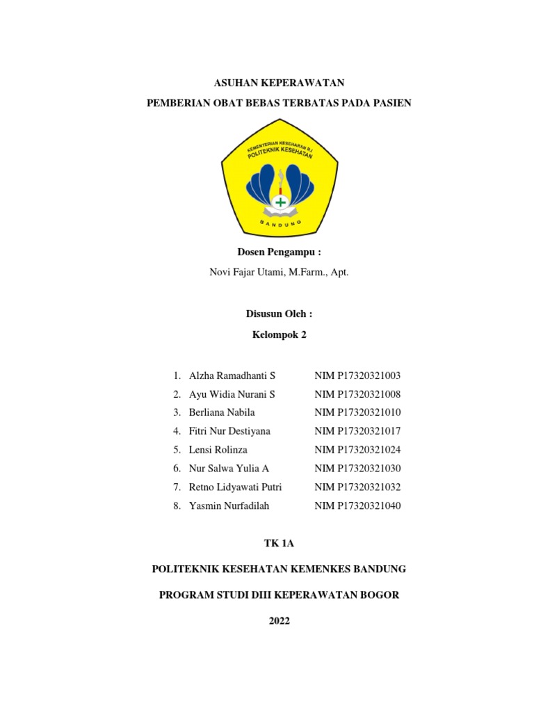 Prinsip Pemberian Obat Farmakologi Pdf