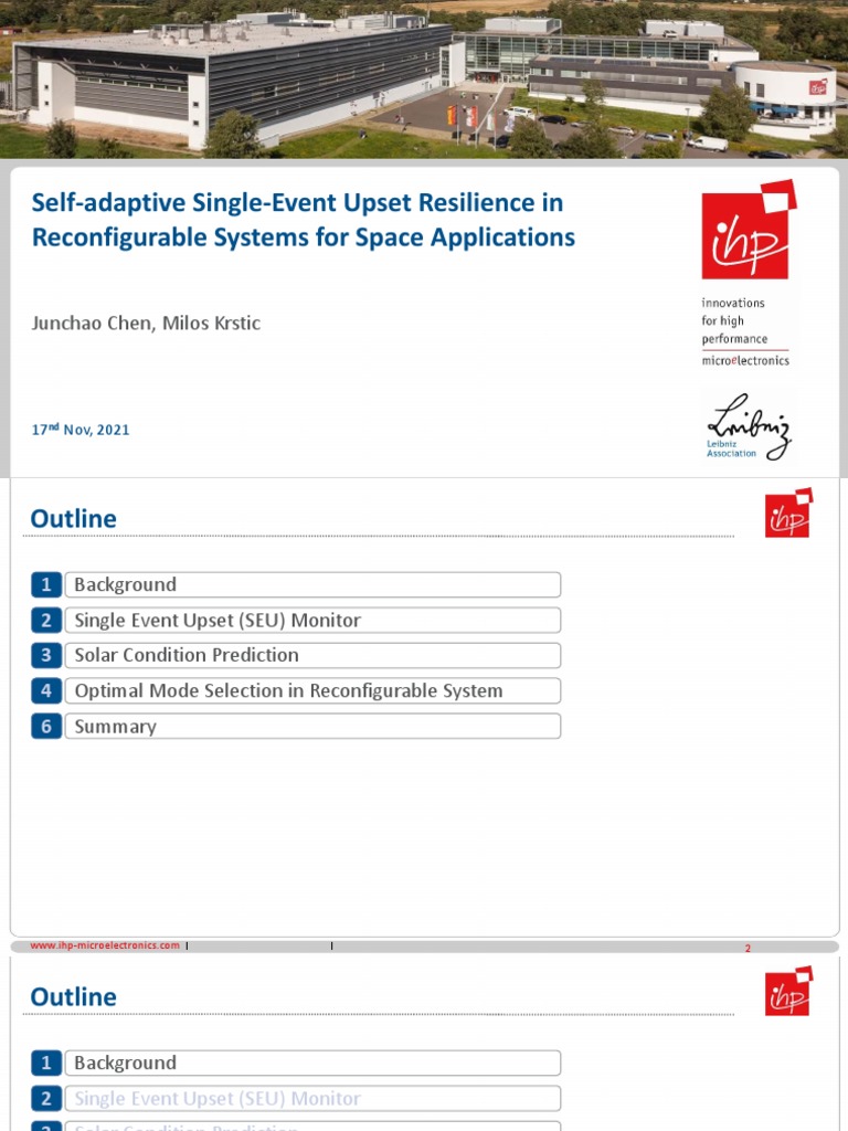 Self-Adaptive Single-Event Upset Resilience in Reconfigurable Systems ...