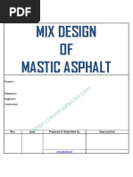 DBM Mix Design | PDF | Asphalt | Density