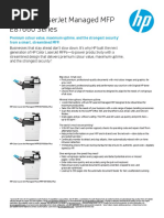 HP LaserJet Managed MFP E877 Series Overview | PDF | Image Scanner ...
