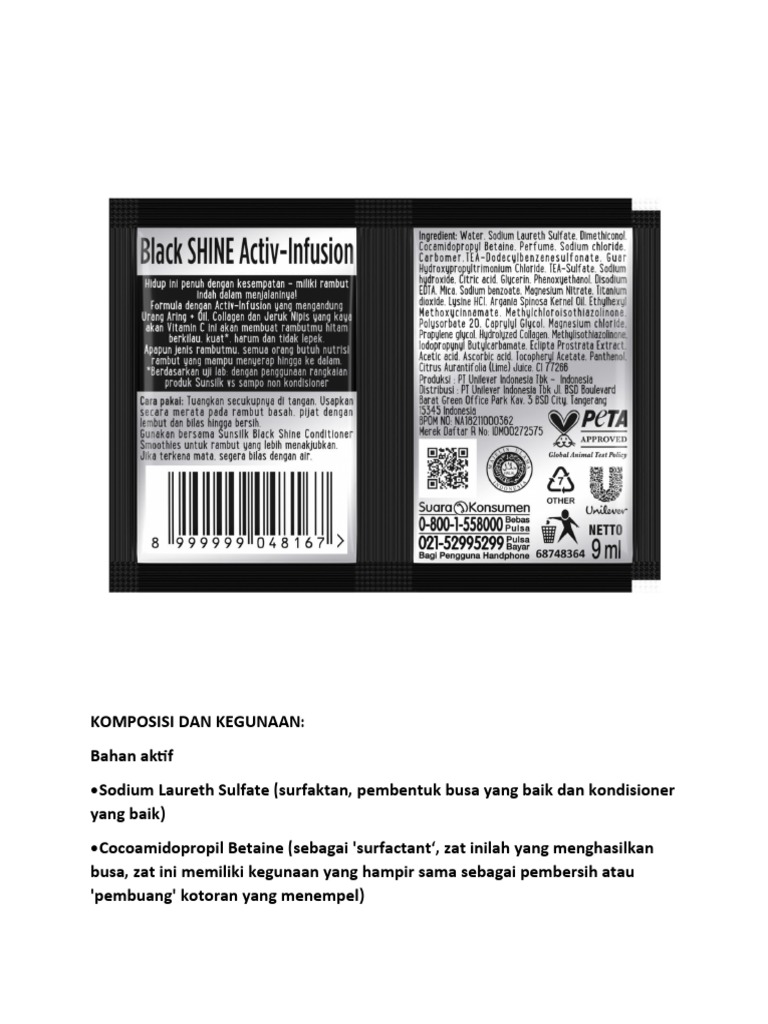 Komposisi Dan Kegunaan | PDF