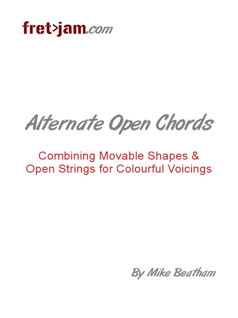 Alternate-Open-Chords-Preview (LIBRO) | PDF | Chord (Music) | Musical ...