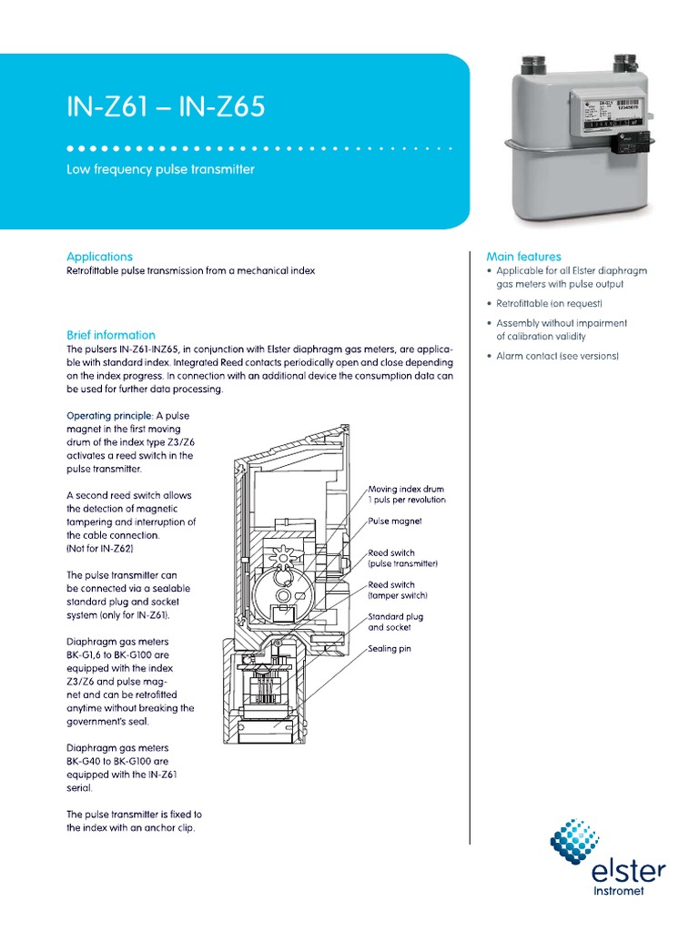 IN-Z61 - IN Z65 Emisor de Pulsos | PDF