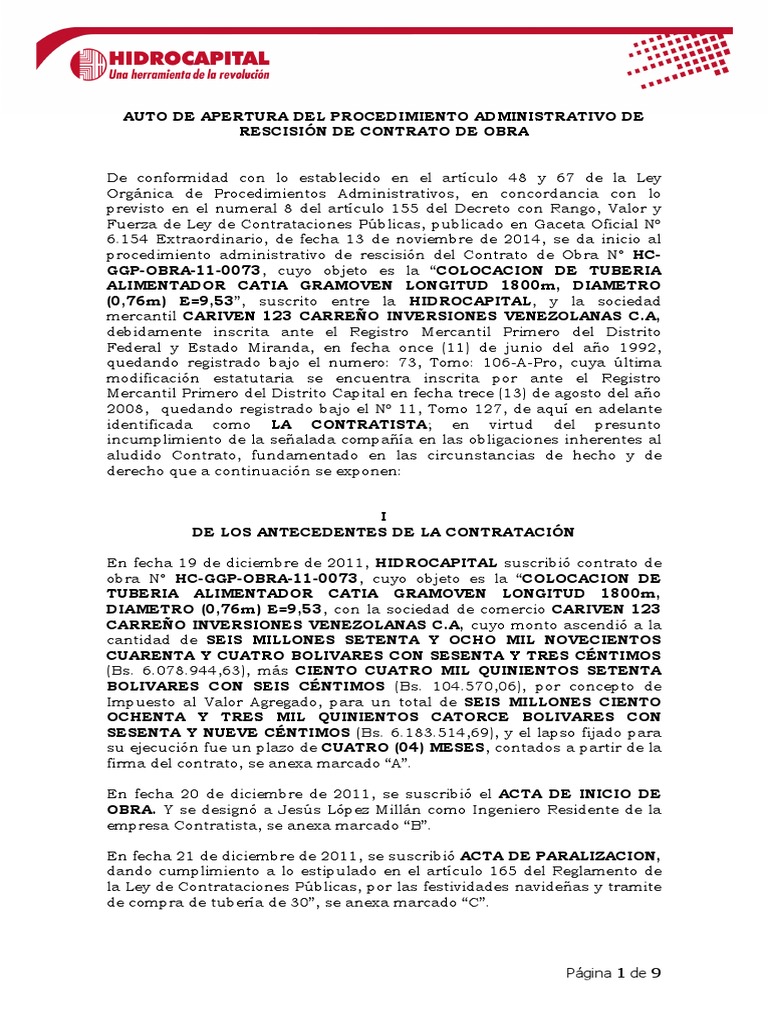 Carta De Rescisi N De Contrato Laboral Actualizado Marzo 2023/modelo De ...