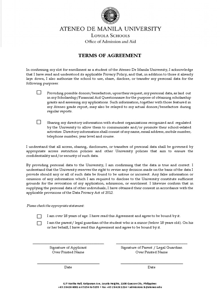 Data Privacy Agreement Form | PDF | Privacy | Government