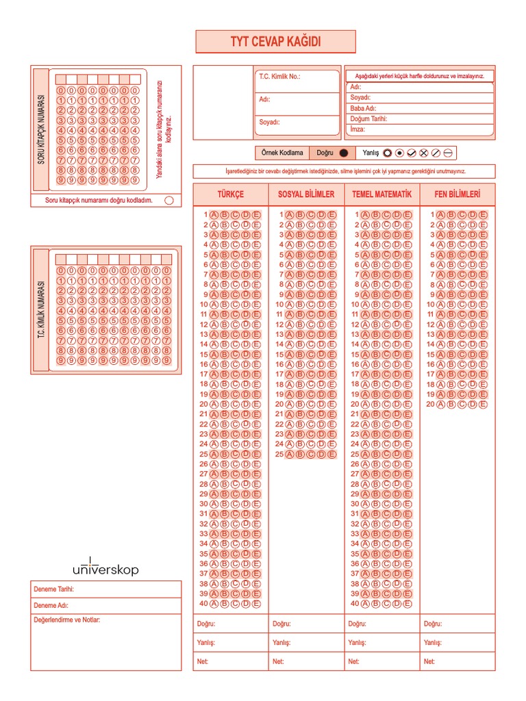 Tyt Optik Form | PDF