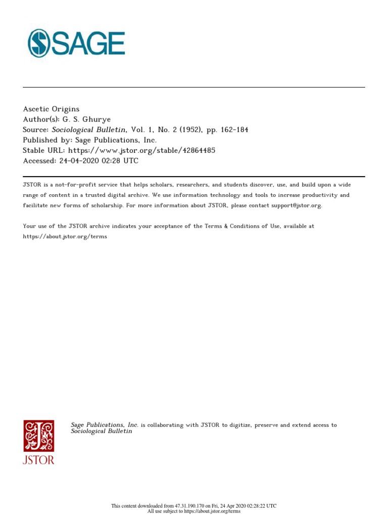 Asceticism in Ancient Indian Texts | PDF | Prana | Asceticism