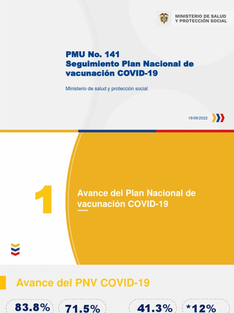 Pmu - Covid 190822 | PDF | Salud pública | Vacunación