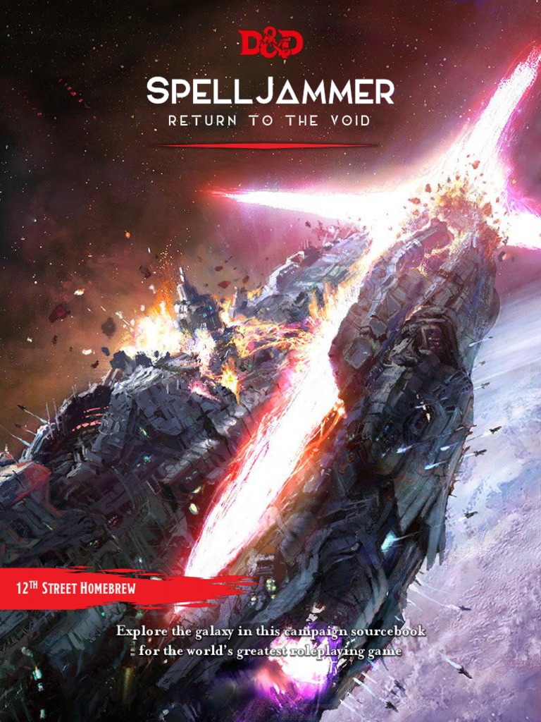 Spelljammer - Return To The Void (Alt Cover) | PDF | Wizards Of The Coast Games | Fantasy Role ...