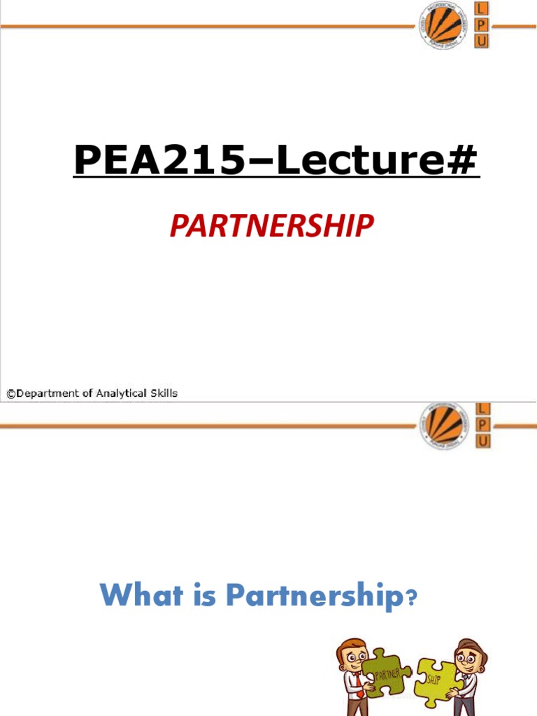 UNIT V Partnership | PDF | Partnership | Economies
