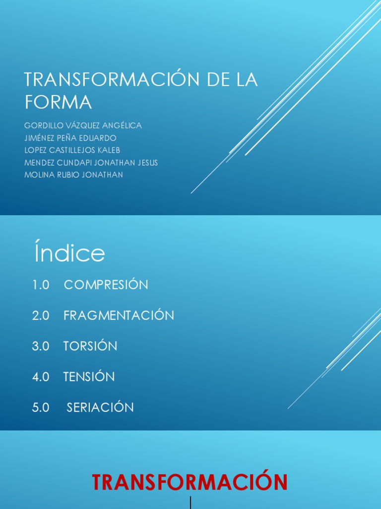 Transformación de La Forma | PDF | Sectores Economicos | Diseño