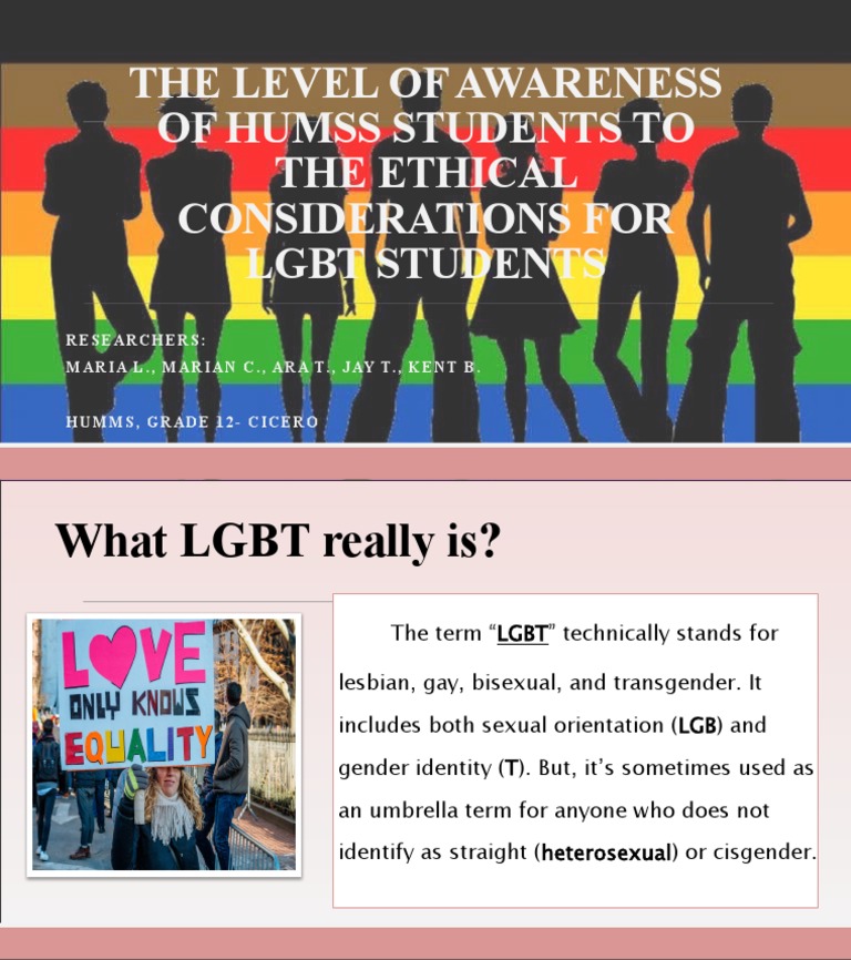 HUMSS Students' Awareness of LGBT Ethics | PDF