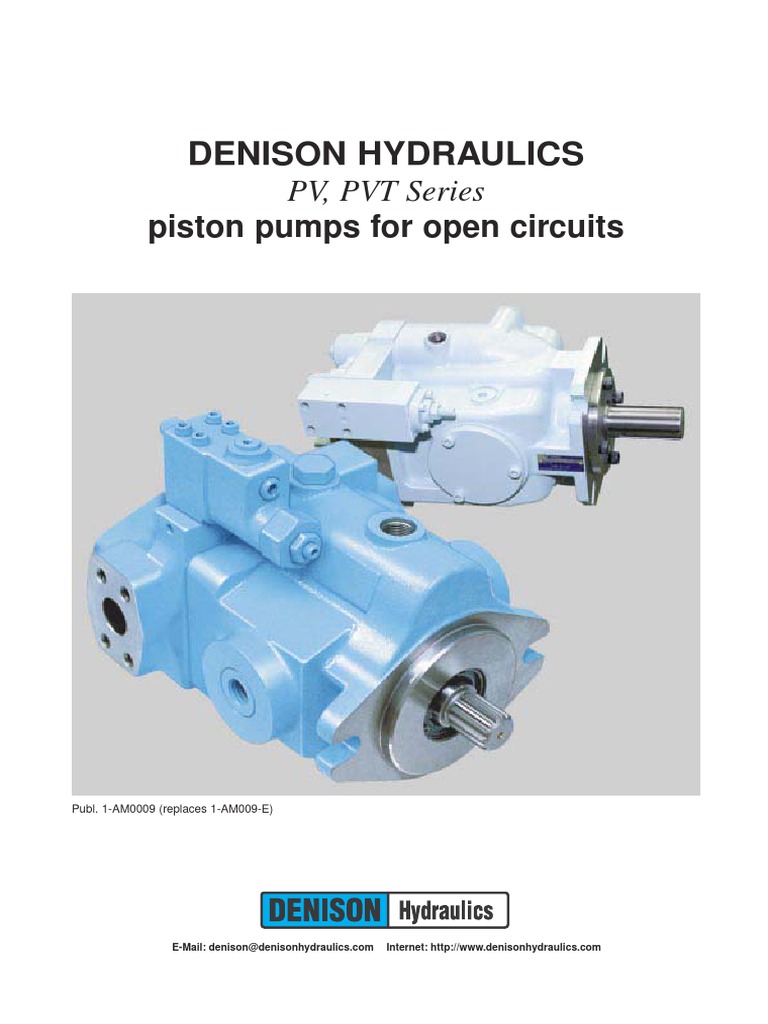 Bomba Denison PV | PDF | Pump | Valve
