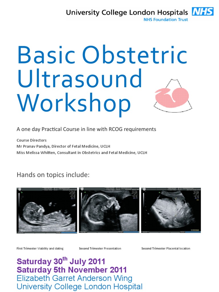 Basic Obstetric Ultrasound Workshop | PDF | Obstetrics | Pregnancy