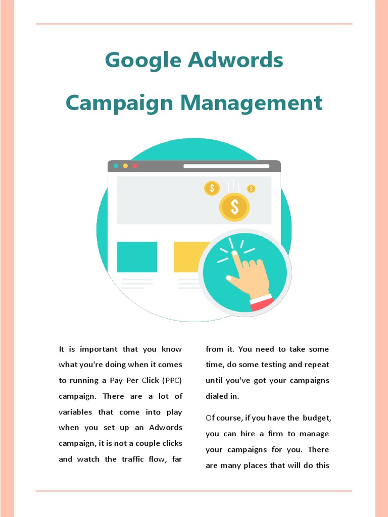 Google Adwords Campaign Management | Download Free PDF | Mass Media ...
