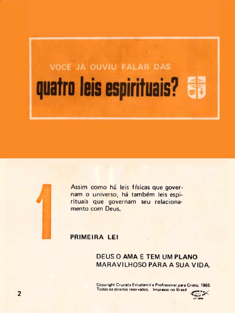 Quatro Leis Espirituais | PDF