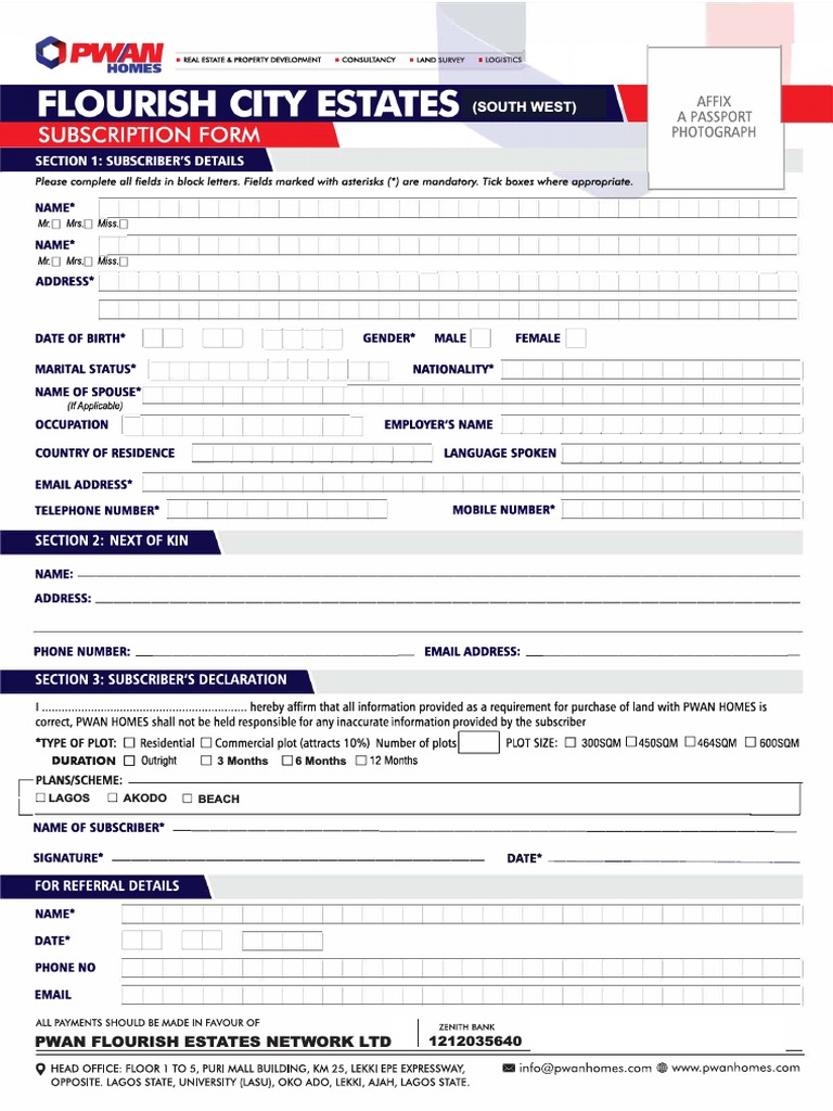 Flourish City Estates FAQs | PDF | Payments | Property