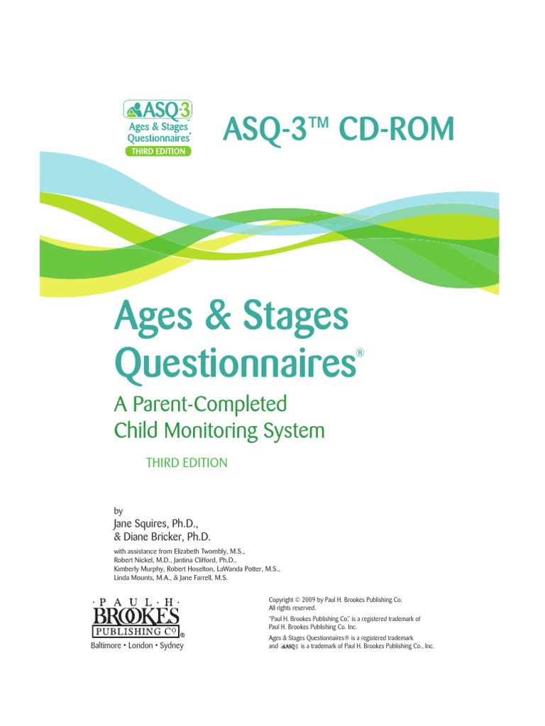 ASQ Ages and Stages Questionnaire | PDF | Computer File | Parent