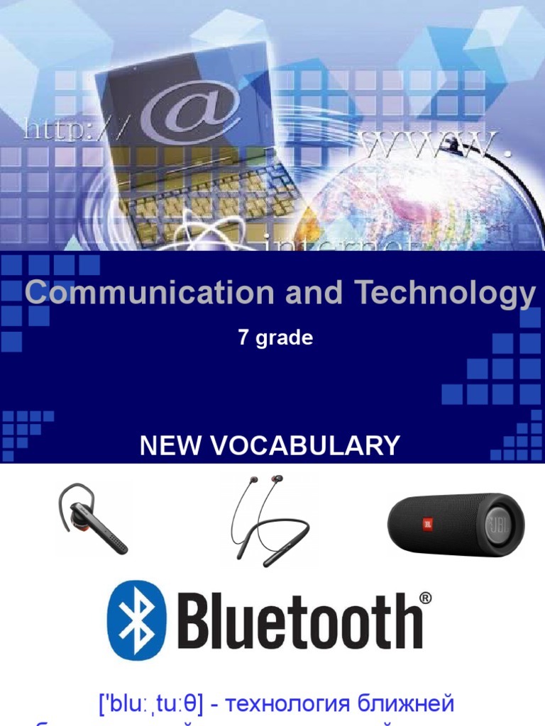 7th Grade Communication Technology Vocabulary | PDF | Laptop | Mobile ...