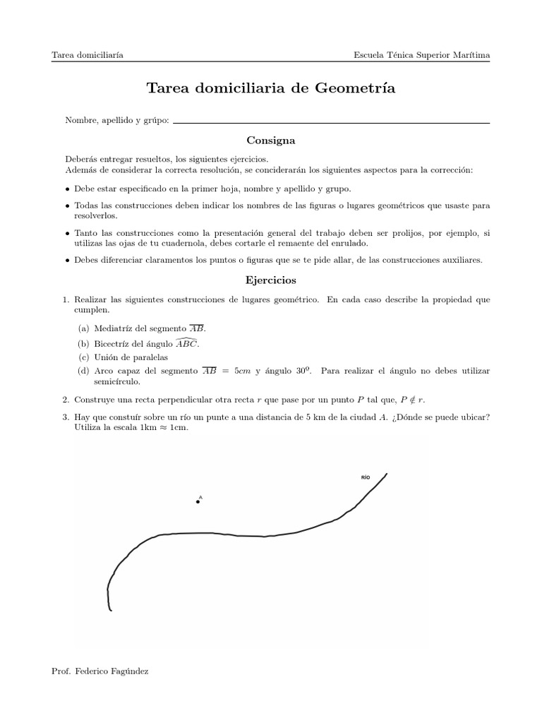Tarea de Geometria | PDF | Triángulo | Formas geométricas