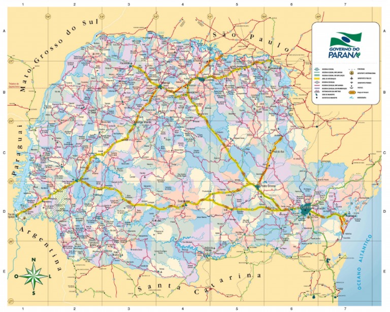 17 - Mapa - Estado - Do - Parana | PDF