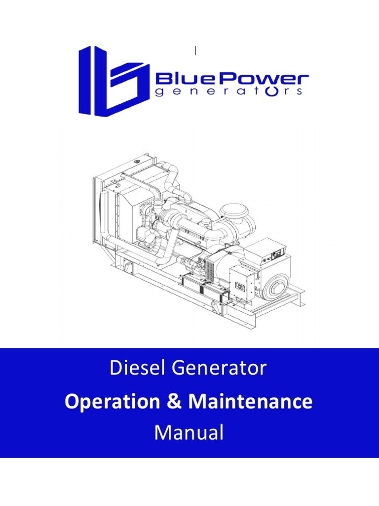 Diesel Generator Operation Manual | PDF | Combustion | Engines