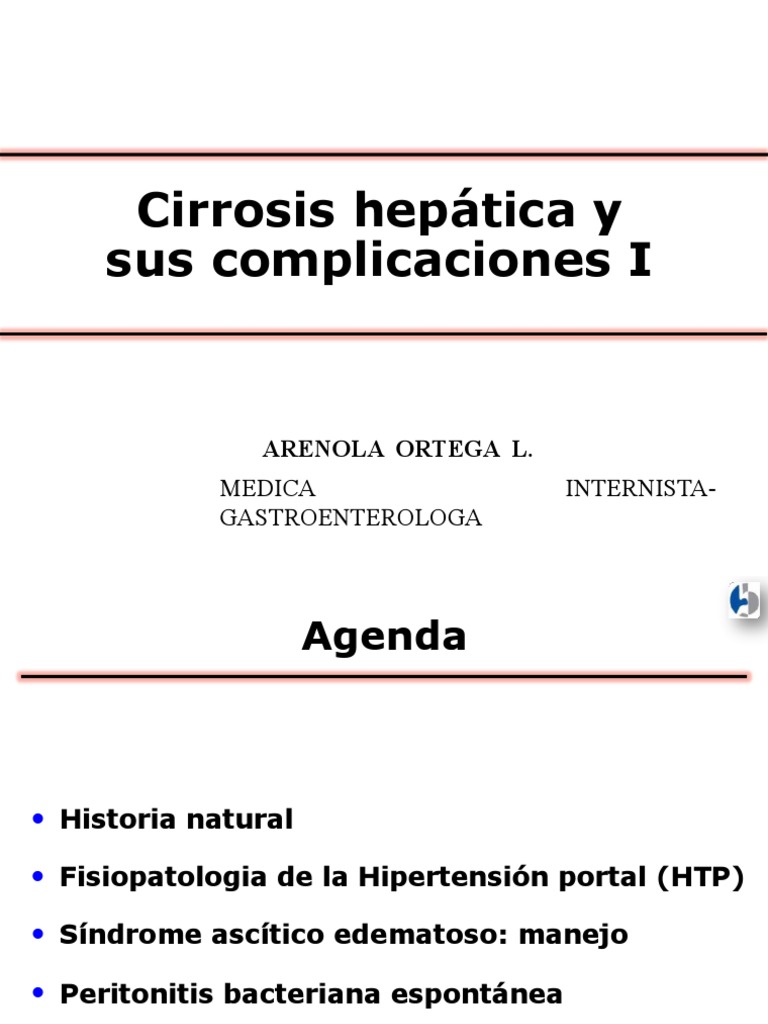 Cirrosis y Sus Complicaciones | PDF | Cirrosis | Cáncer