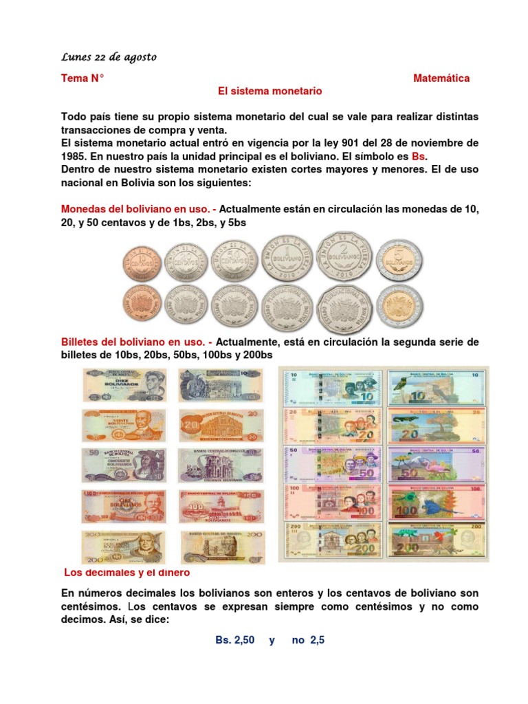 Sistema Monetario | PDF