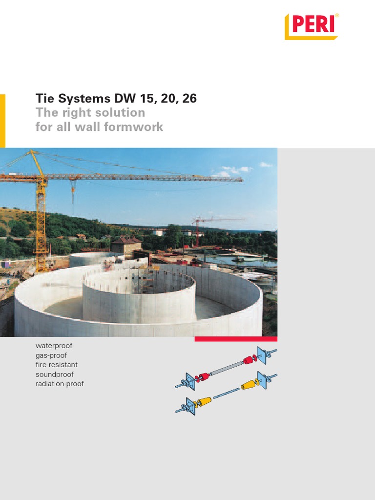 Anchor System DW 15,20,26 | PDF | Concrete | Sewage Treatment