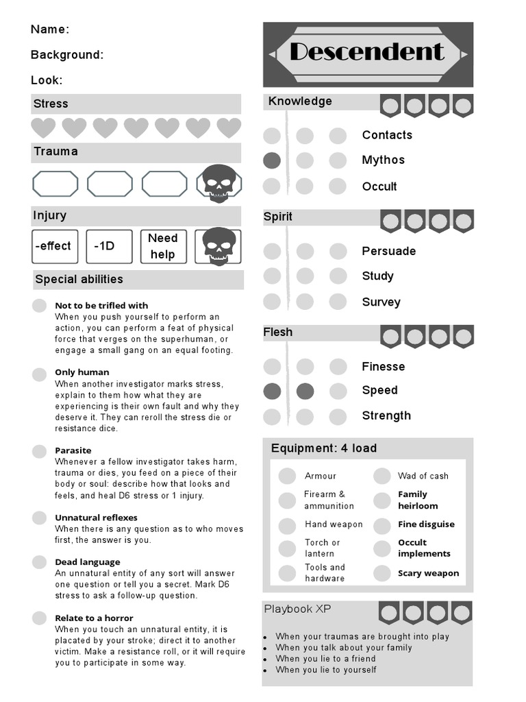 Haunter in The Dark Playbooks | PDF | Nightmare