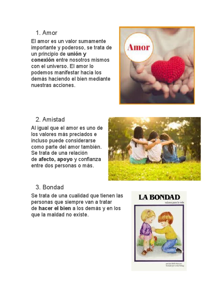 Valores Con Imagenes | PDF