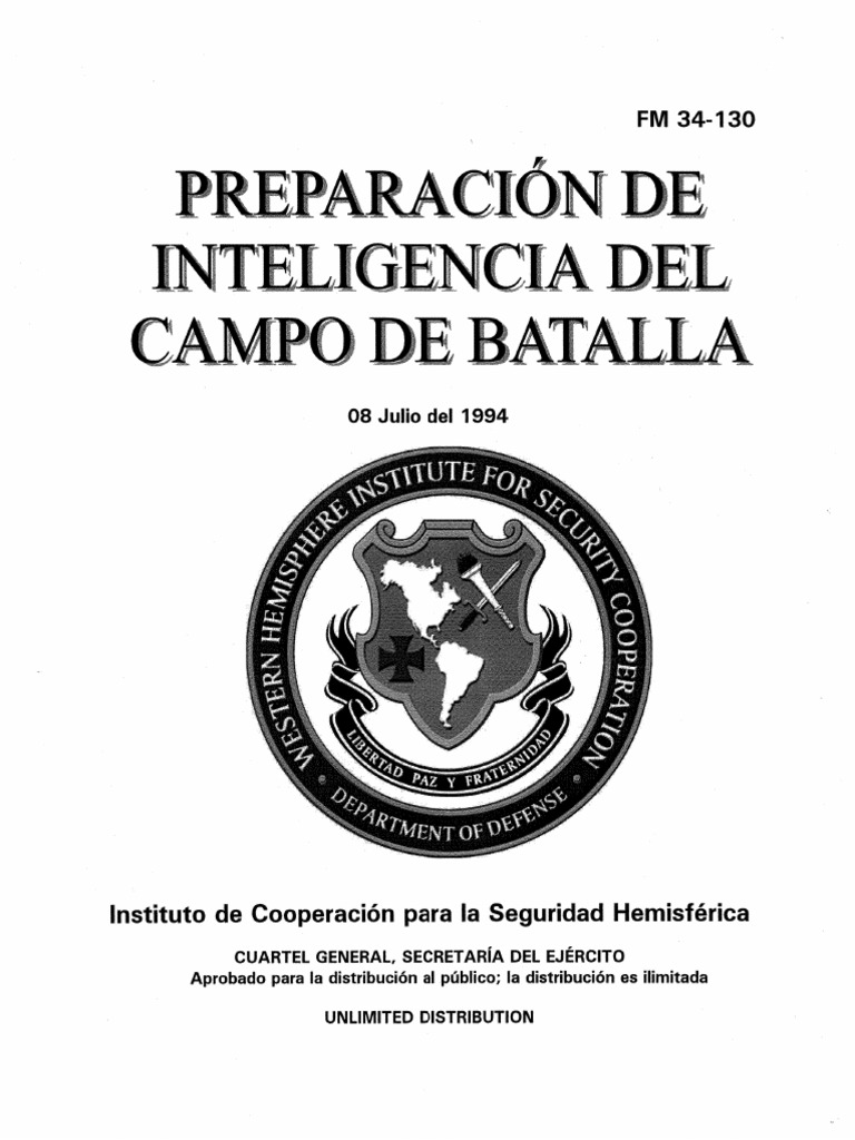 FM 34-130 Picb | PDF