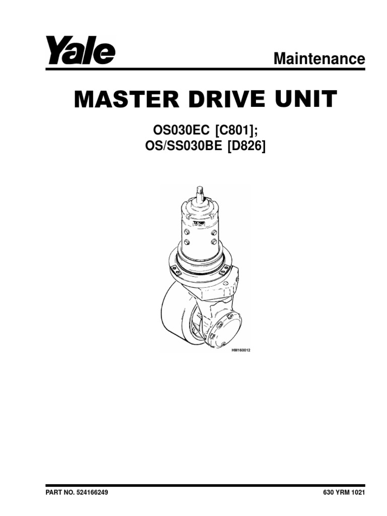 Master Drive Unit | PDF | Gear | Axle