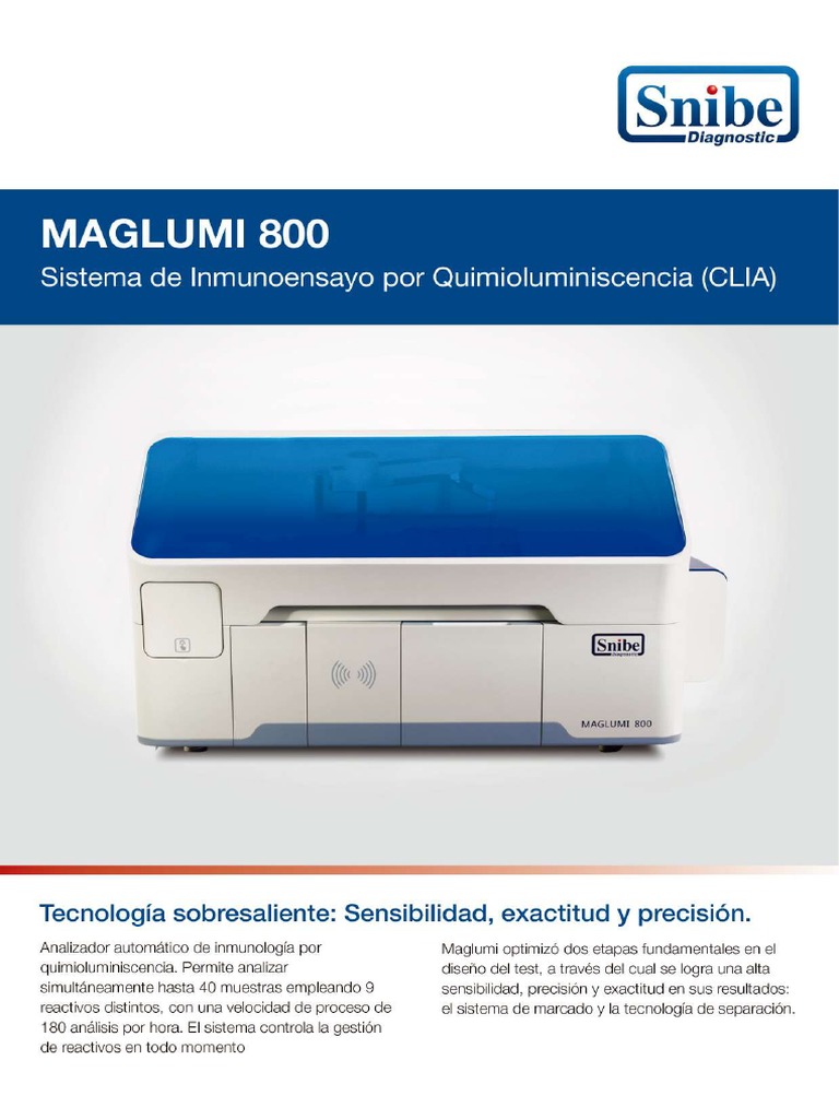 Folleto Maglumi 800 | PDF