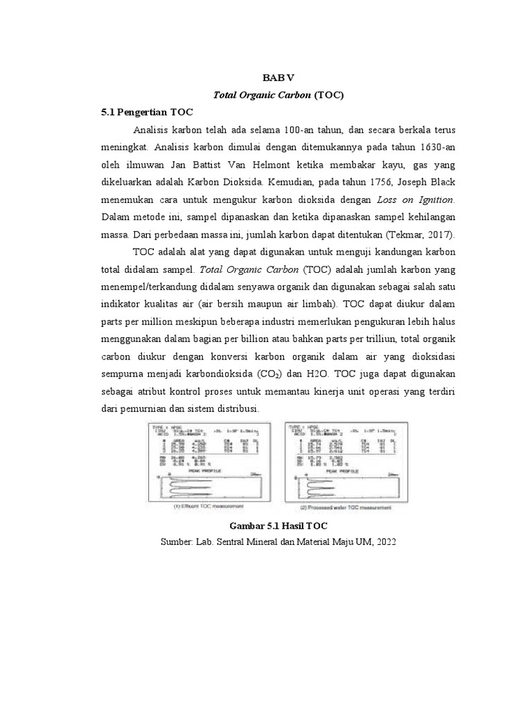Pengertian dan Analisis Total Organic Carbon | PDF | Sains & Matematika