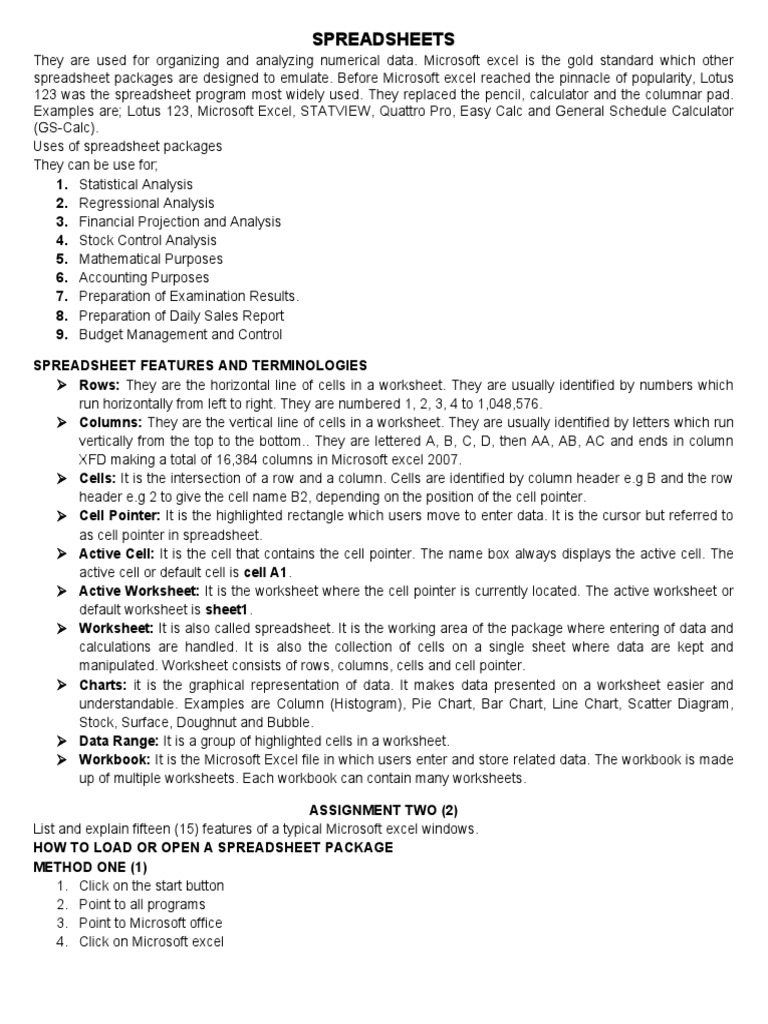 Comp Jss3 2nd Term | PDF | Operating System | Microsoft Excel