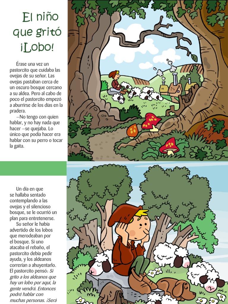 112 The Boy Who Cried Wolf Es | PDF