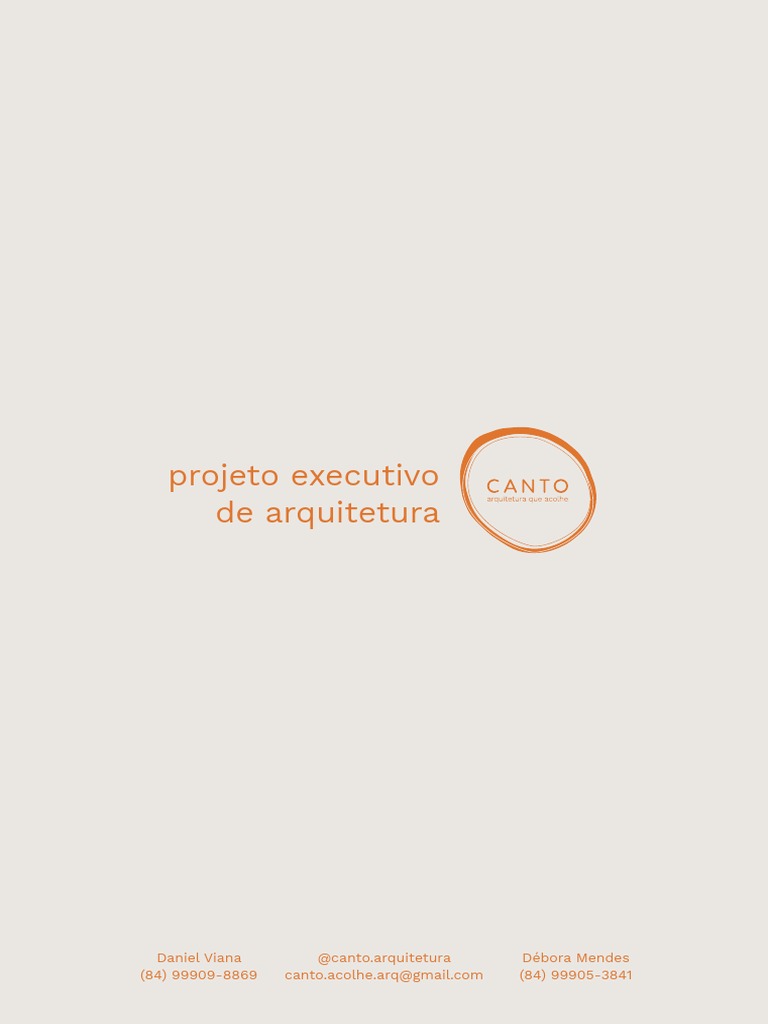 PROJETO EXECUTIVO ARQUITETÔNICO | PDF