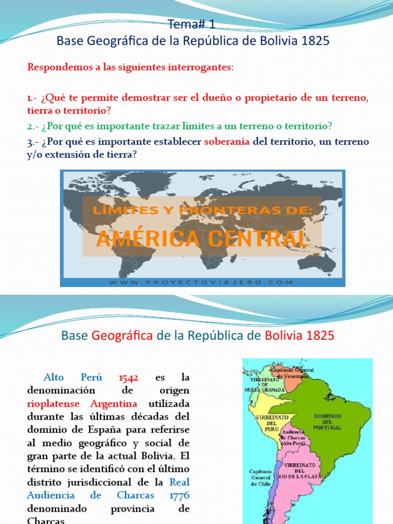 Mapa Político de Bolivia en 1825 | PDF | Bolivia | América del Sur