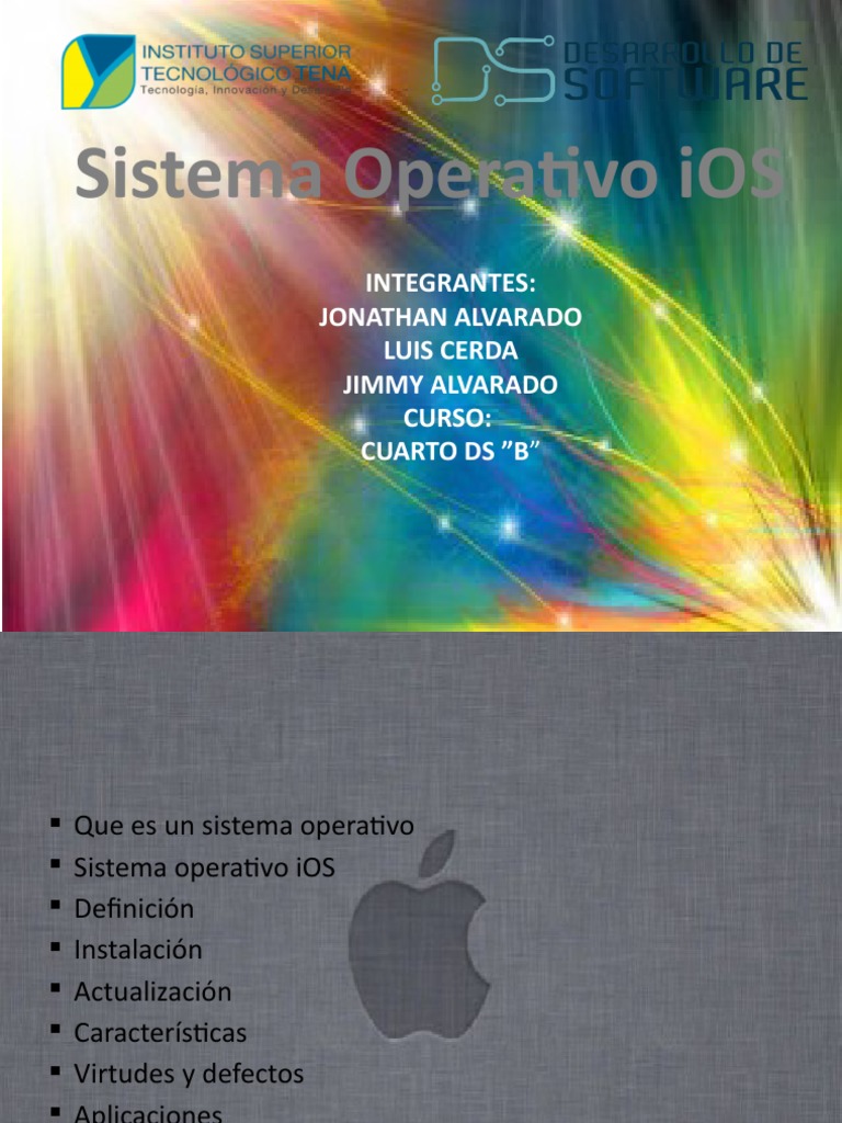 Sistema Operativo Ios | PDF | Ios | Yo telefono