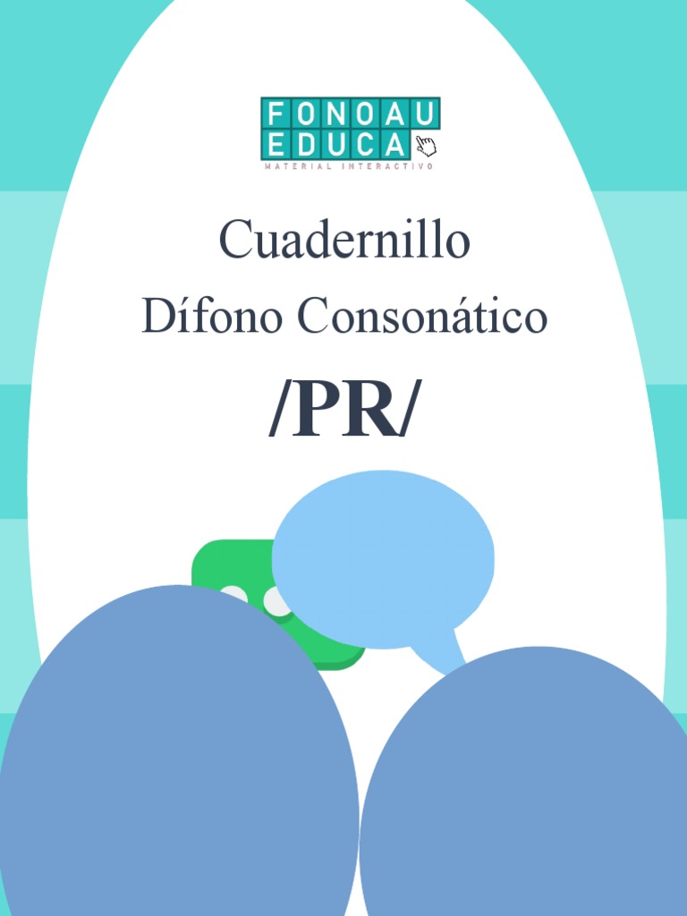 CUADERNILLO DÍFONO PR Kinder Dante | PDF