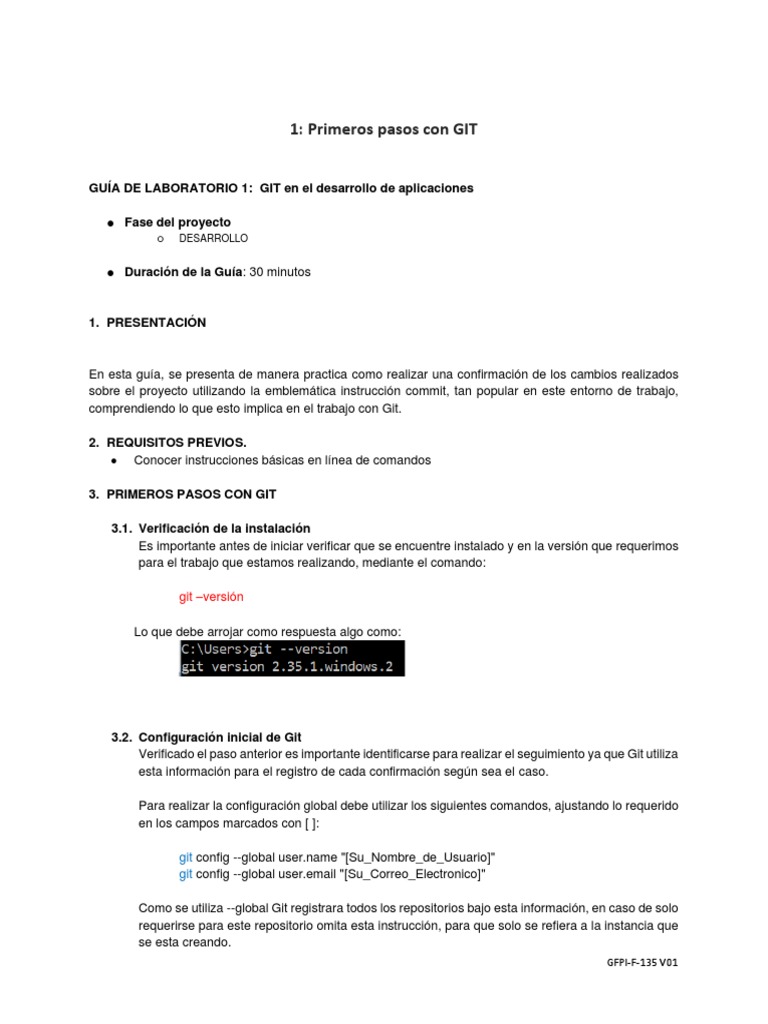 1 - Git - Commit | PDF | Archivo de computadora | Software