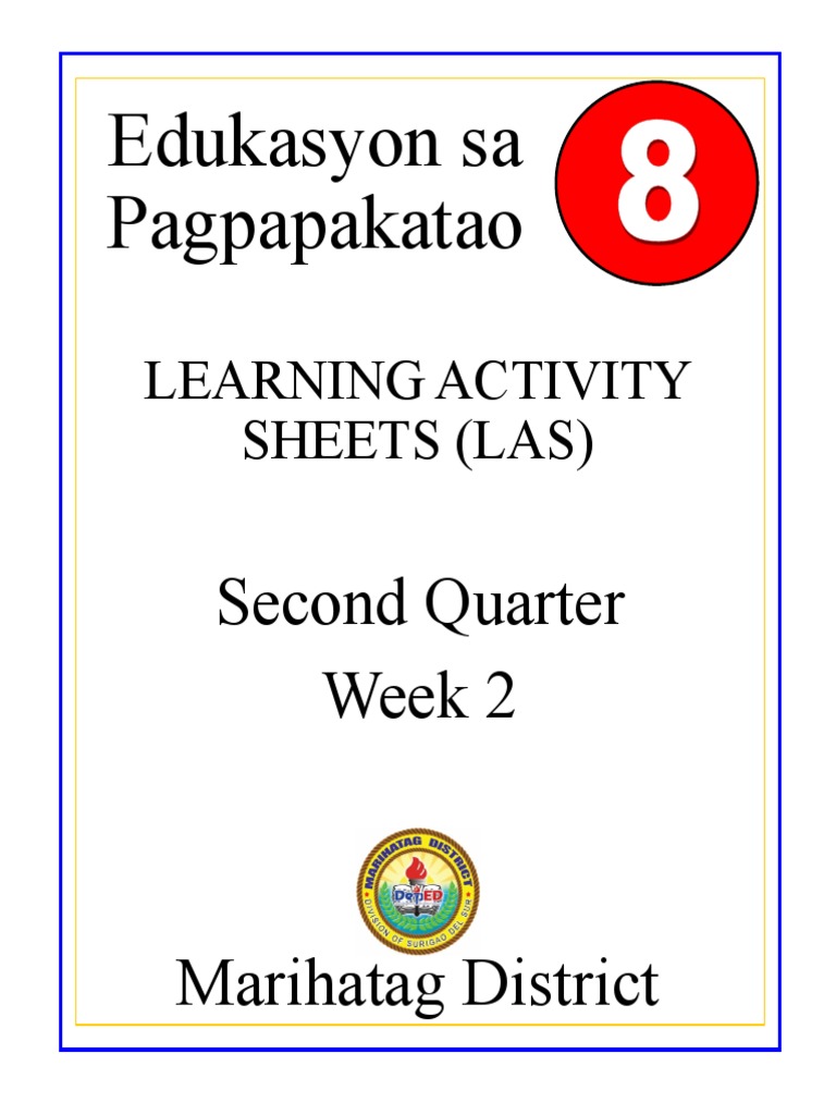 Edukasyon Sa Pagpapakatao: Learning Activity Sheets (Las) | PDF
