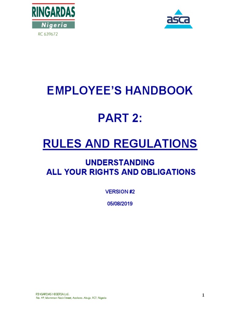 Employee Handbook Part 2 | PDF | Sexual Harassment | Employment