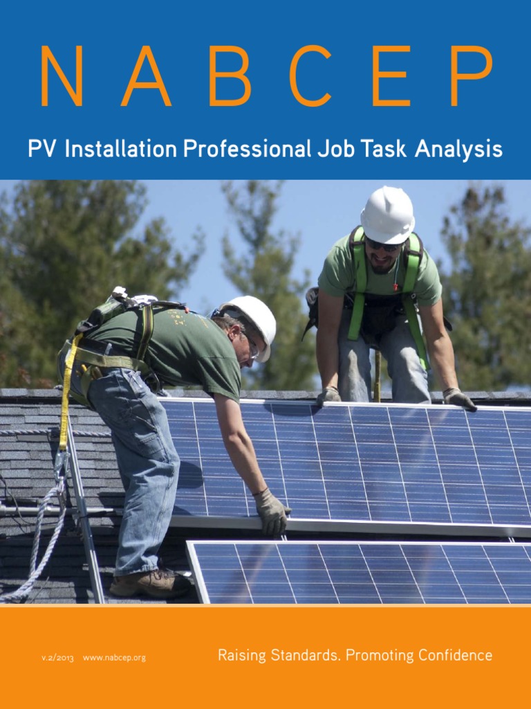 NABCEP-PV Installation Professional Job Task Analysis | PDF | Photovoltaics | Power Inverter