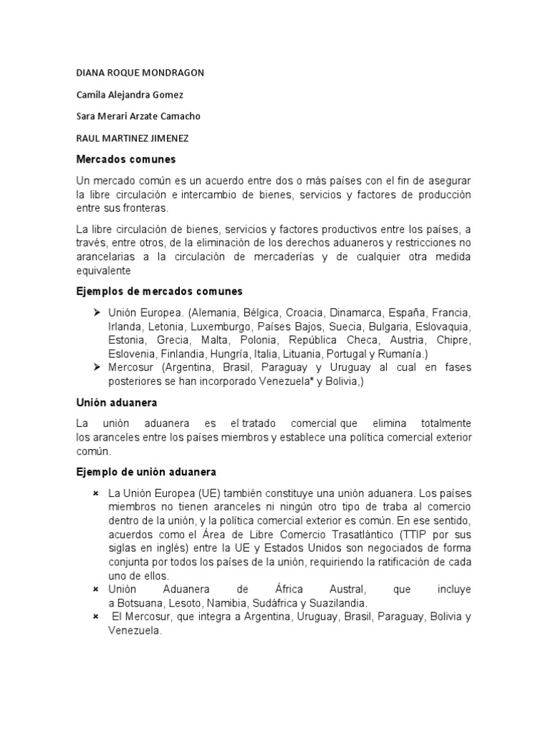 Ejemplos de Los Modelos de Integracion | Descargar gratis PDF | Unión ...