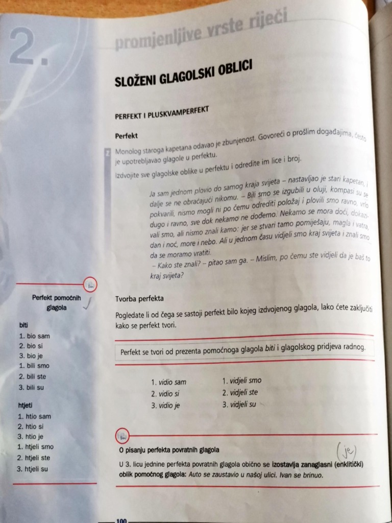 2a Složeni Glagolski Oblici | PDF